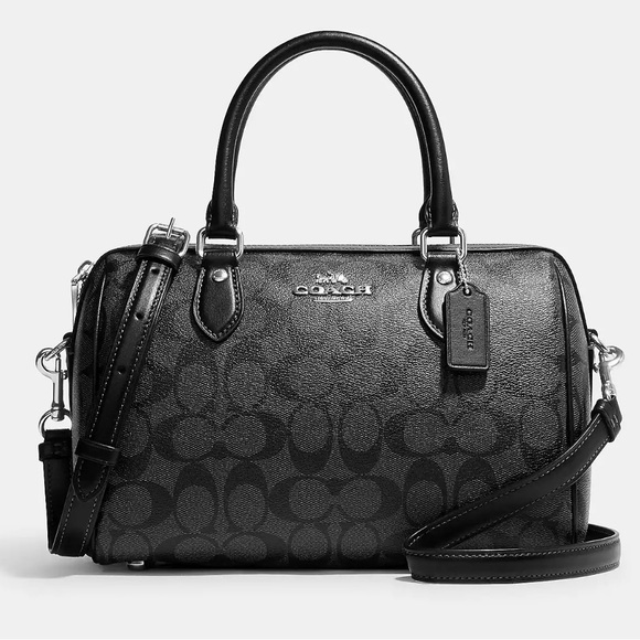 Coach | Bags | Coach Rowan Satchel Signature Canvas | Poshmark